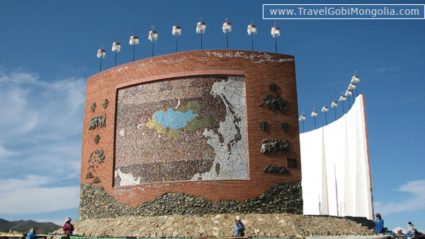 Imperial map at Karakorum - Travel Gobi Mongolia