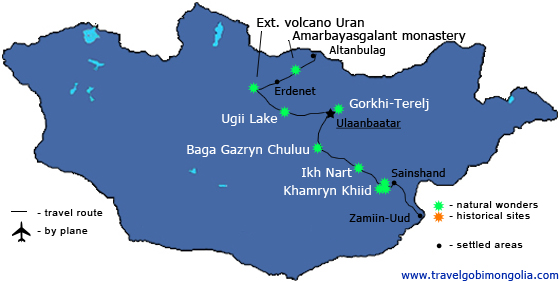Trans-Siberian Train based tour between Zamyn-Uud & Altanbulag borders ...
